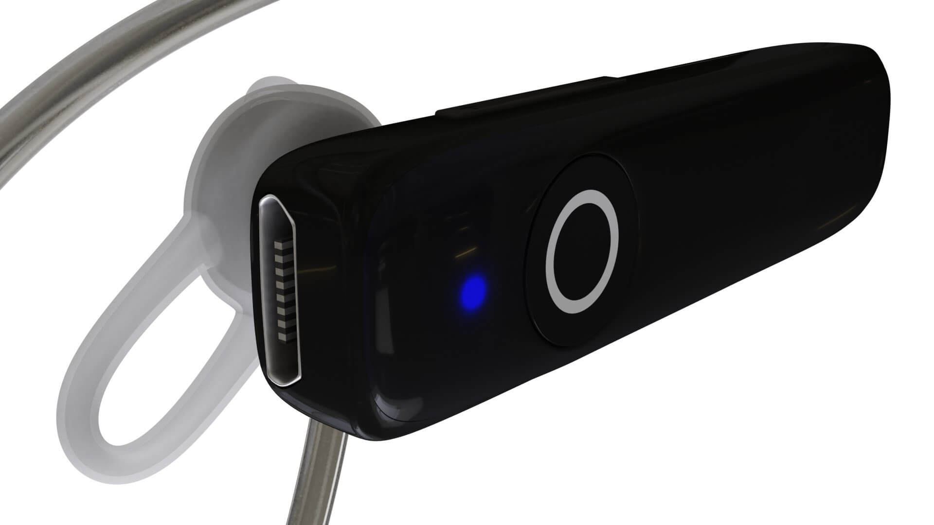 Bluetooth Headset - 3D Model by Blenduffo