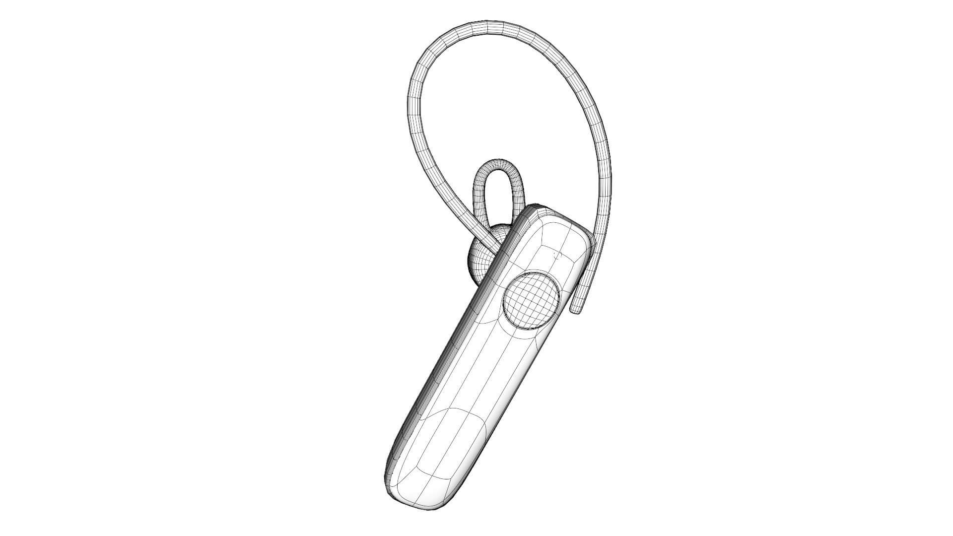 Bluetooth Headset - 3D Model by Blenduffo