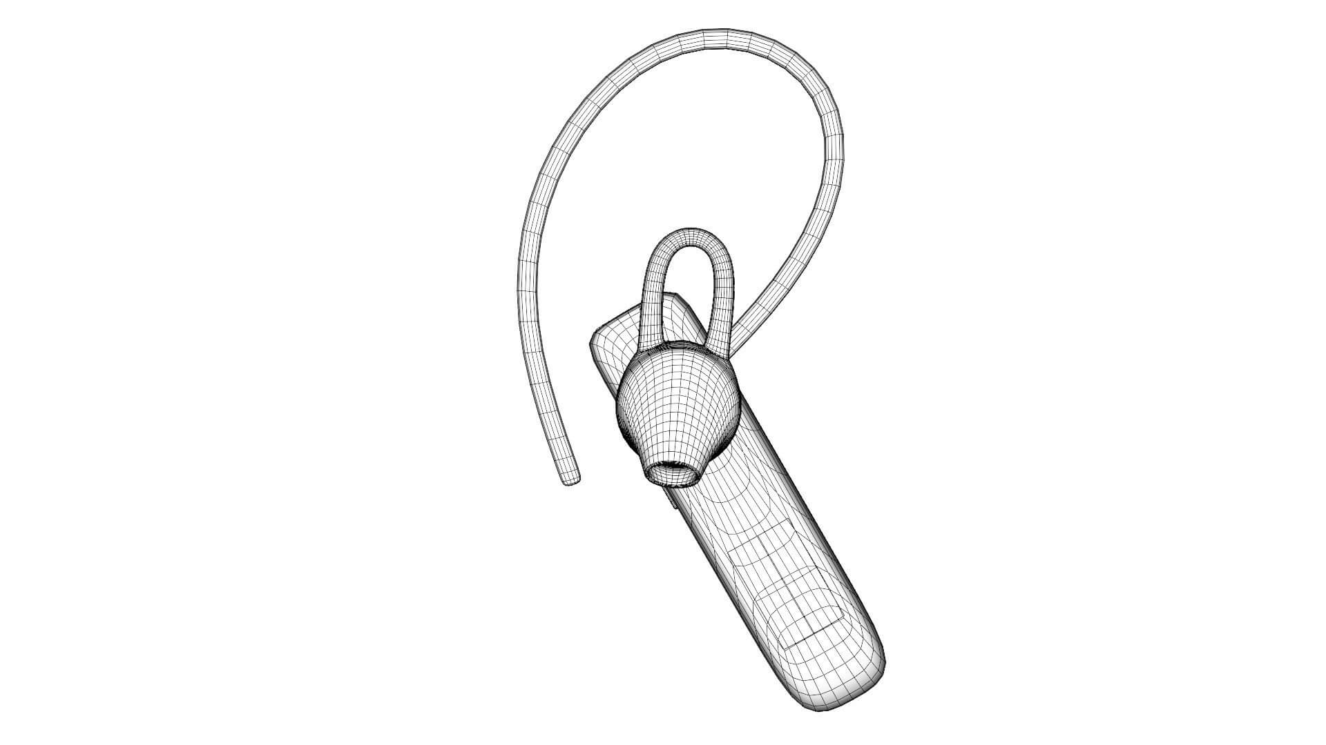 Bluetooth Headset - 3D Model by Blenduffo