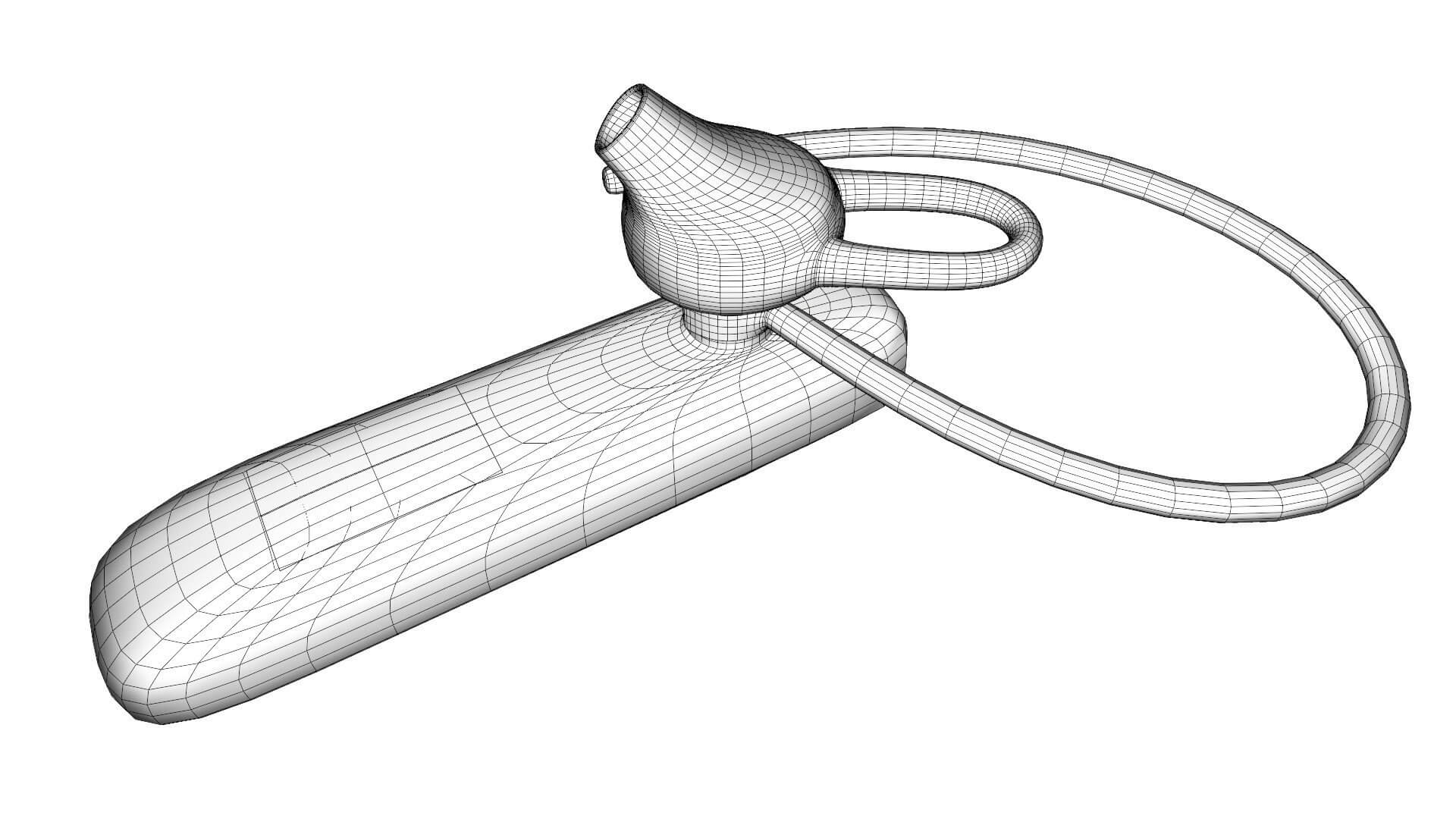 Bluetooth Headset - 3D Model by Blenduffo