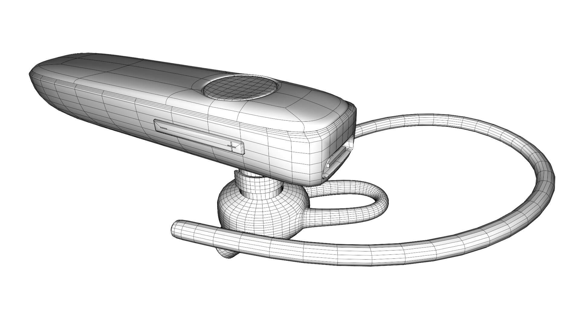 Bluetooth Headset - 3D Model by Blenduffo