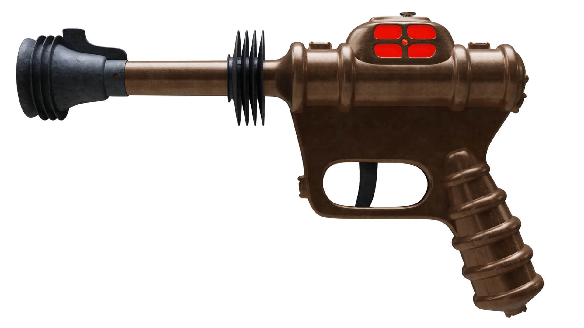 Buck Rogers Disintegrator Pistol - 3D Model by Blenduffo