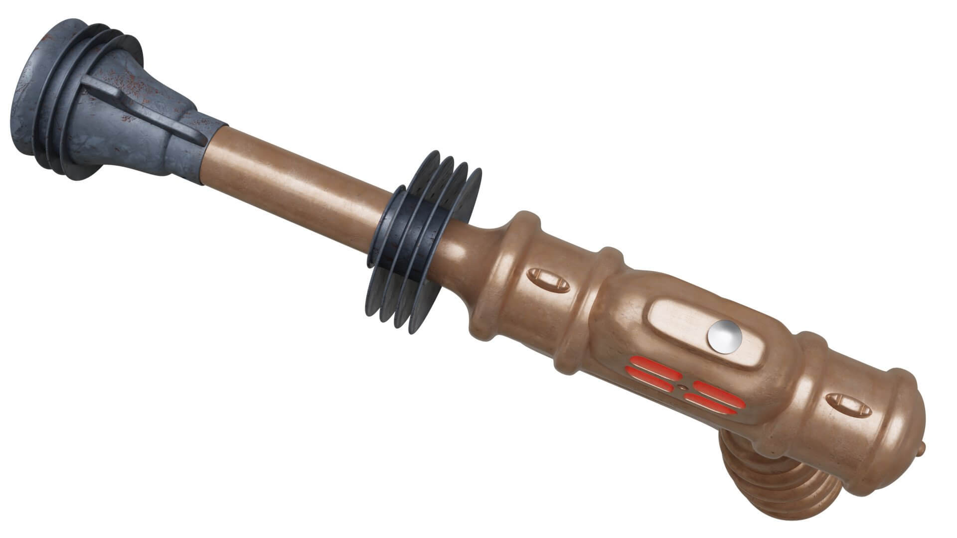 Buck Rogers Disintegrator Pistol - 3D Model by Blenduffo