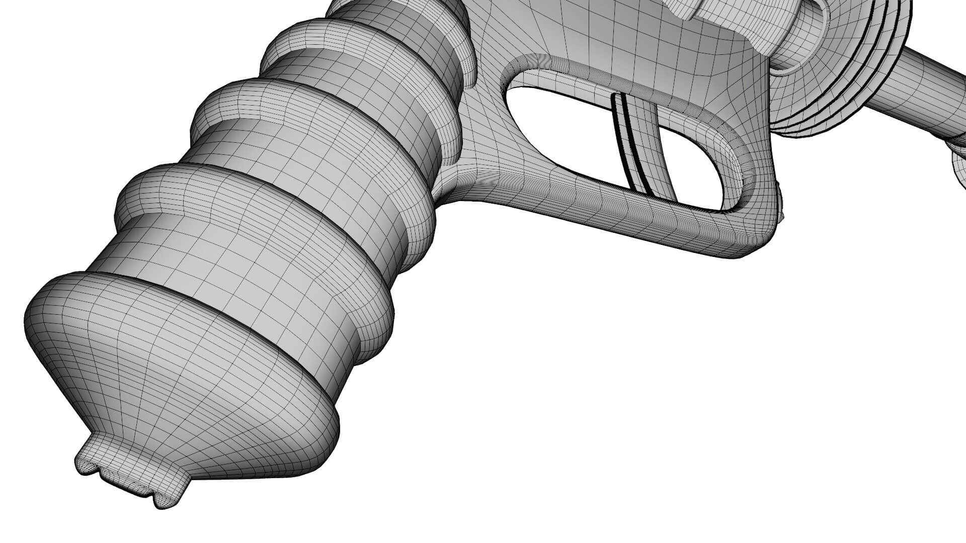 Buck Rogers Disintegrator Pistol - 3D Model by Blenduffo