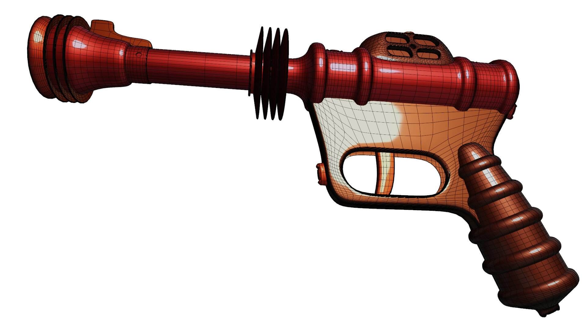 Buck Rogers Disintegrator Pistol - 3D Model by Blenduffo