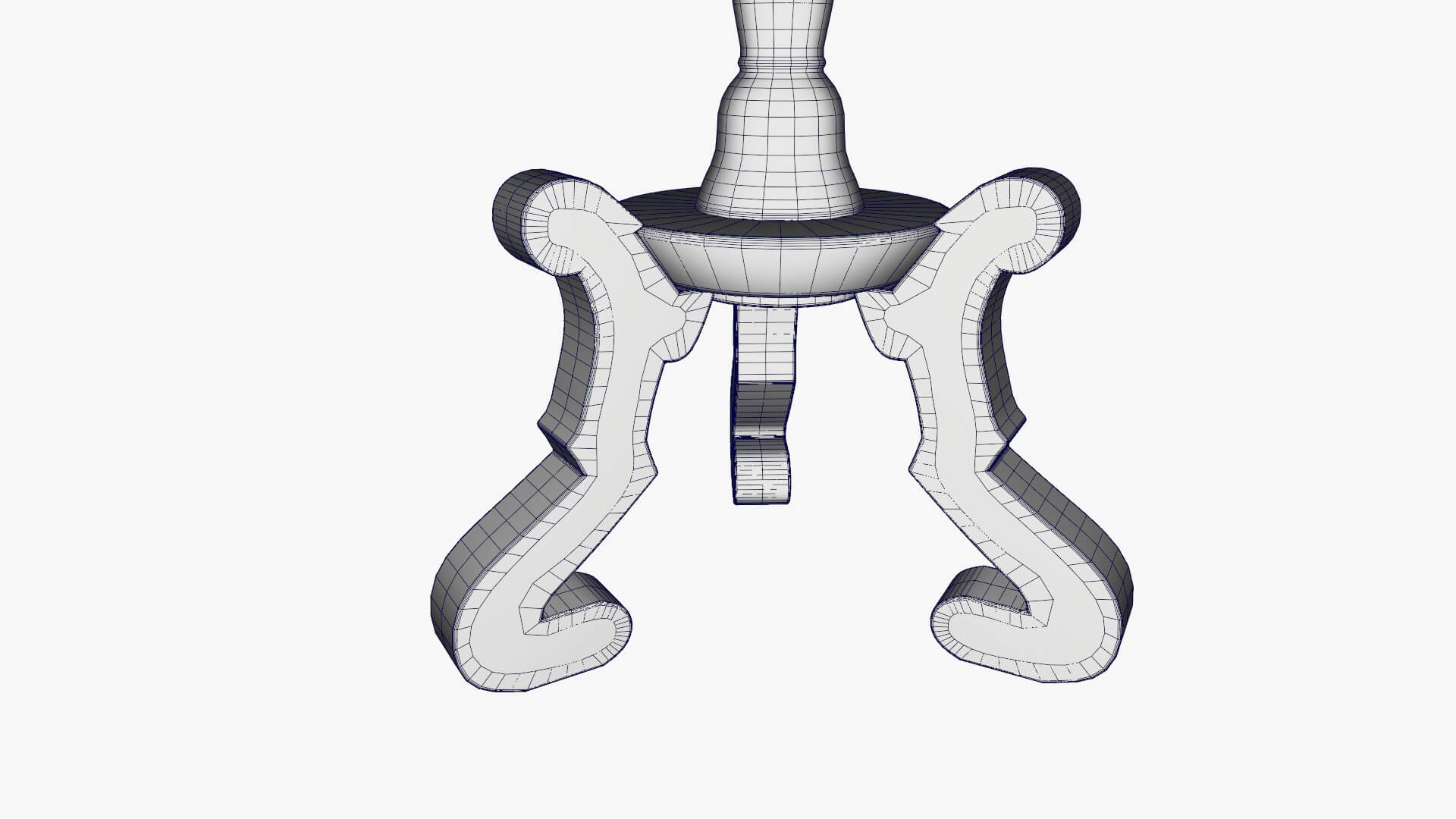 Candlestick Holder - 3D Model by Blenduffo