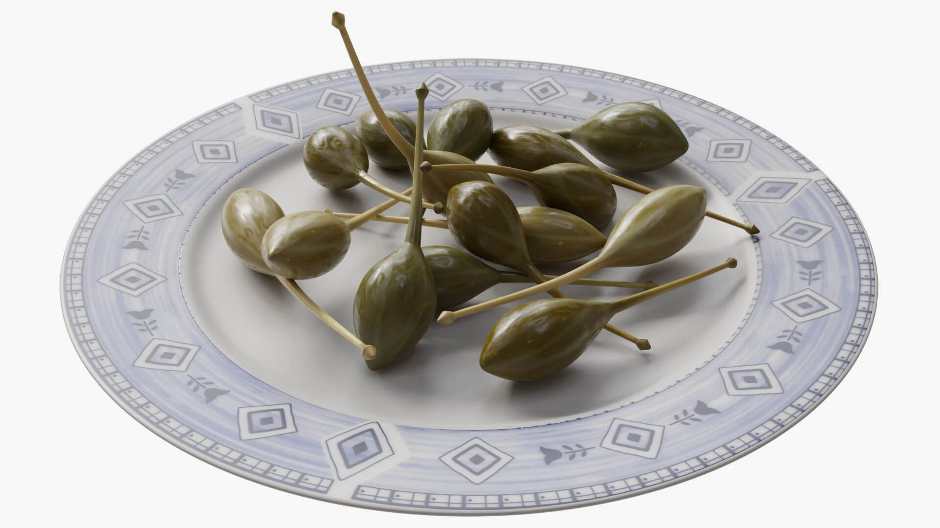 Caper Fruits - 3D Model by Blenduffo