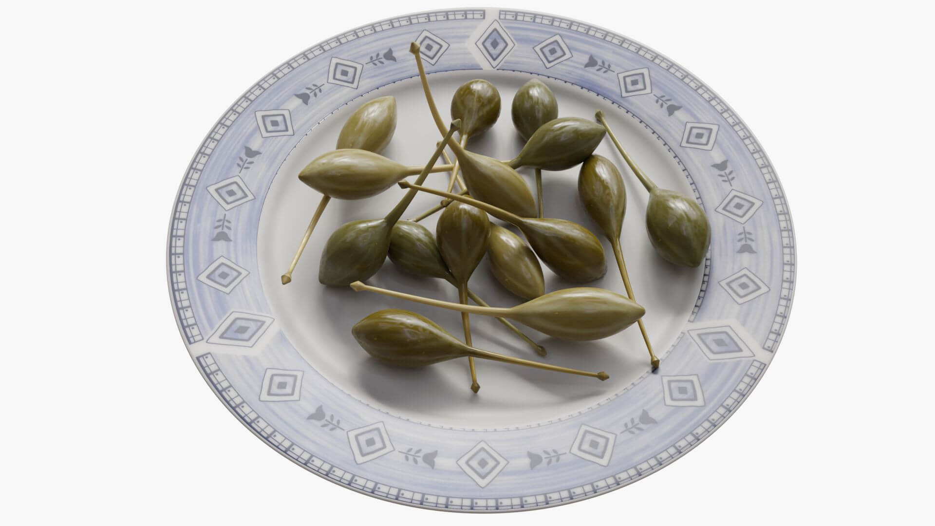 Caper Fruits - 3D Model by Blenduffo
