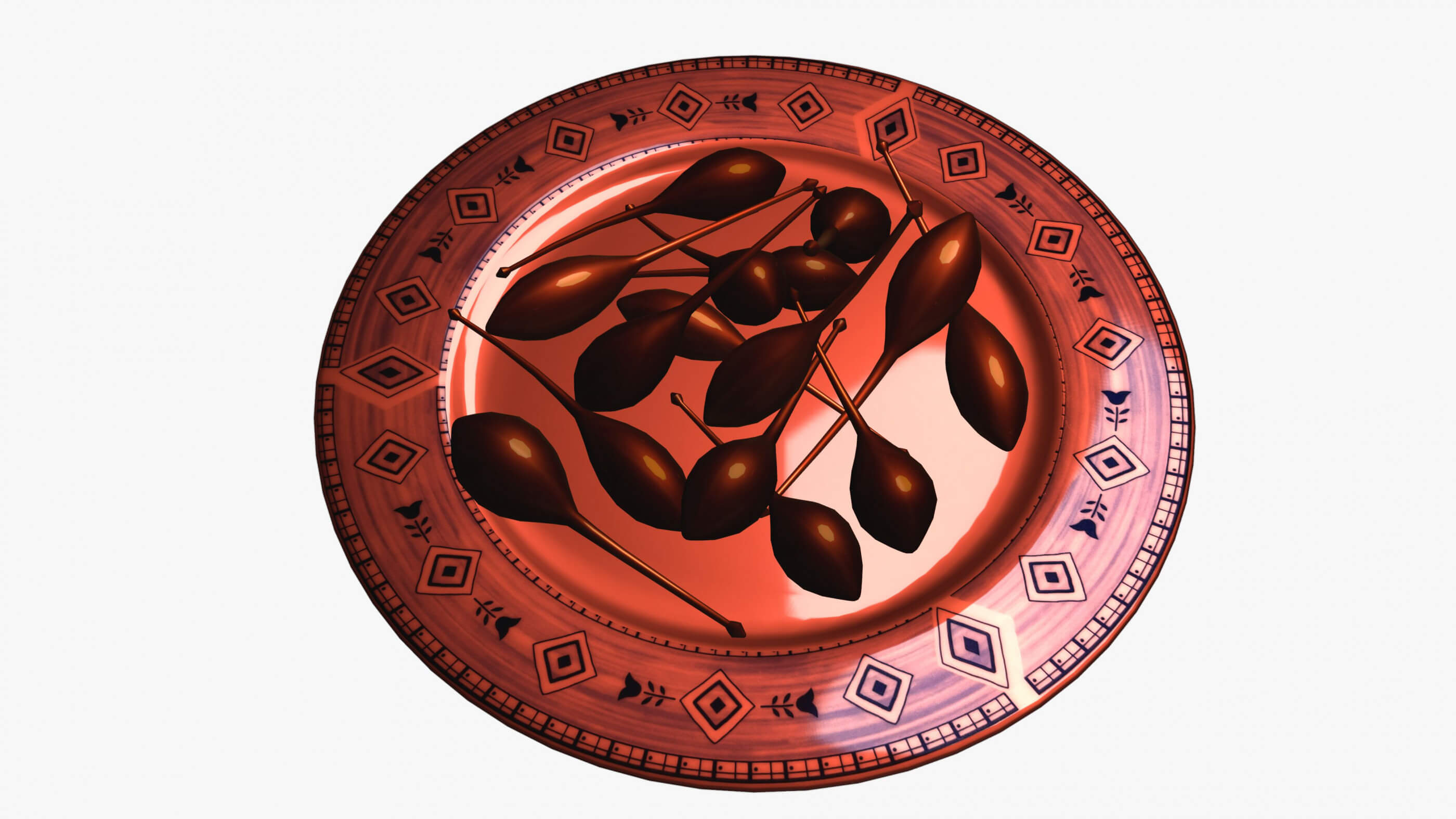 Caper Fruits - 3D Model by Blenduffo