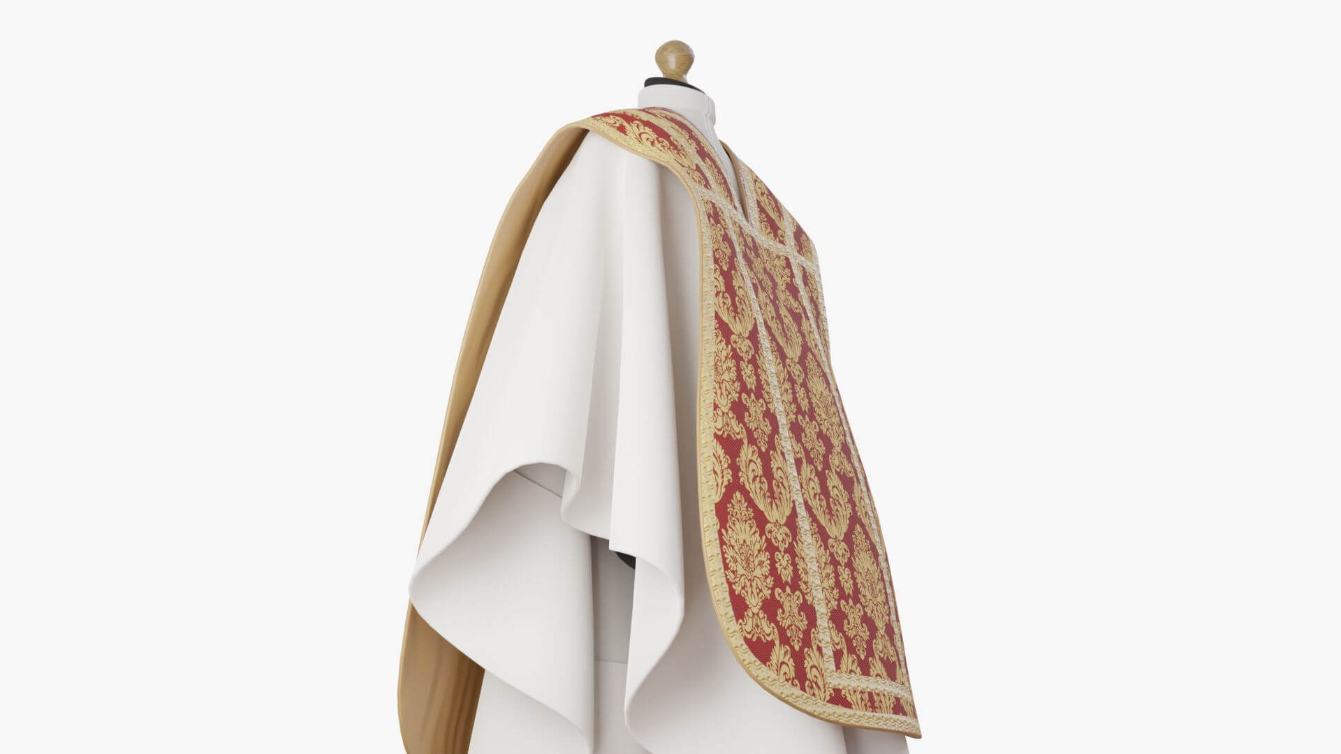 Chasuble (Clothing) - 3D Model by Blenduffo