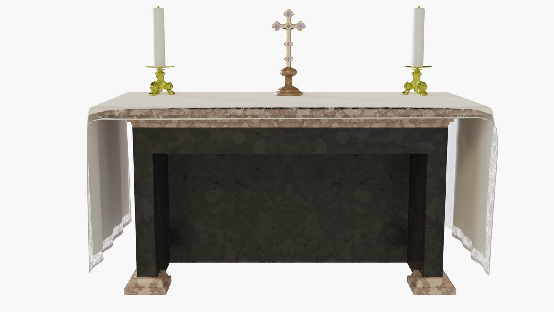Church Altar - 3D Model by Blenduffo