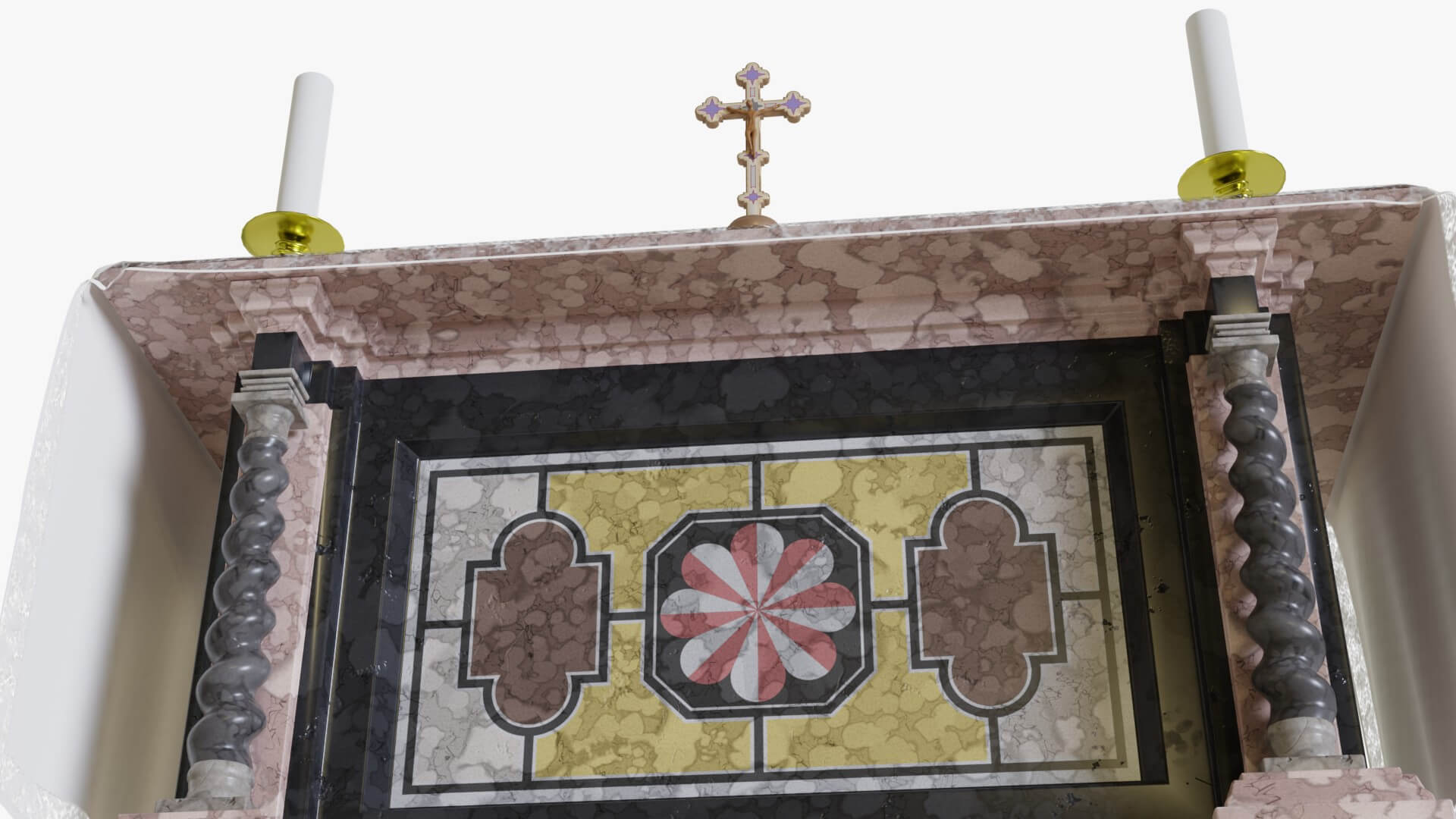 Church Altar - 3D Model by Blenduffo