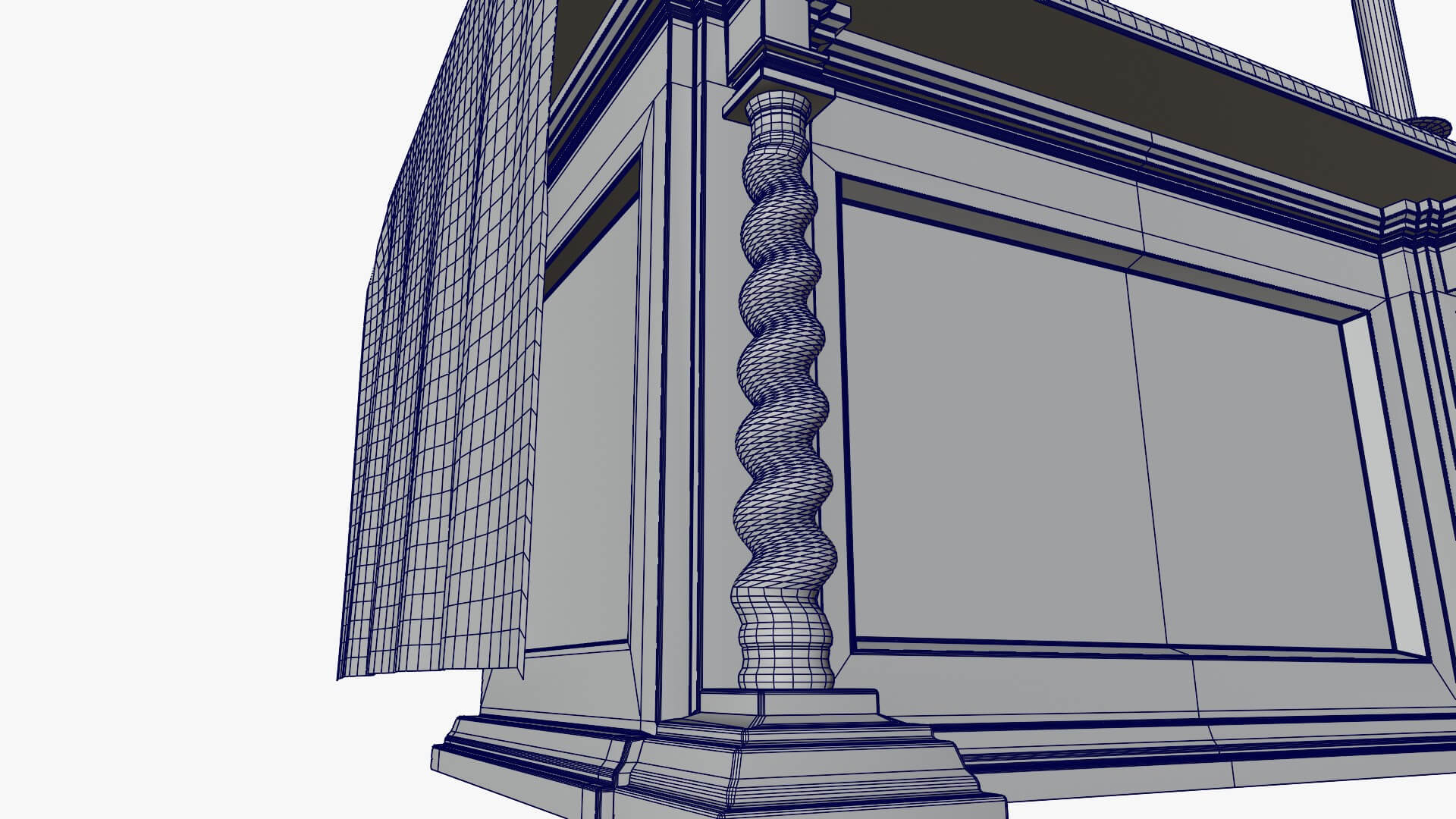 Church Altar - 3D Model by Blenduffo