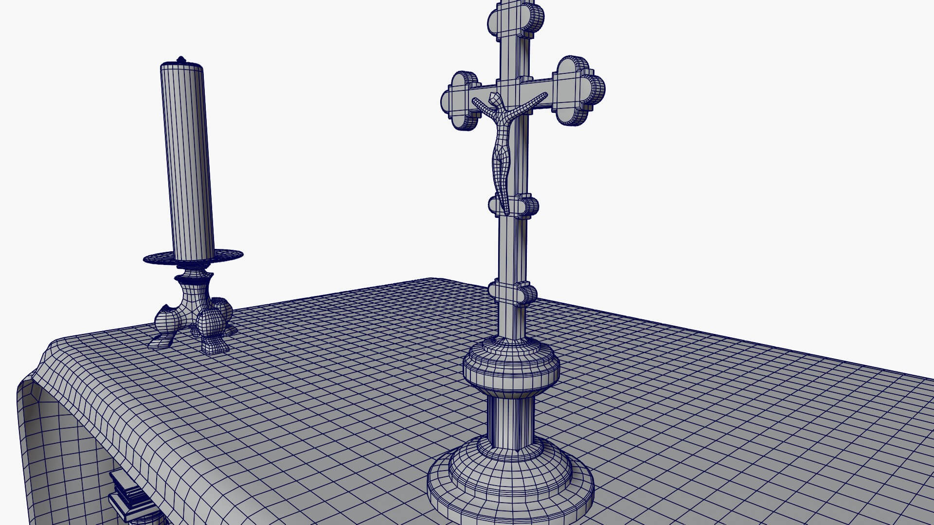Church Altar - 3D Model by Blenduffo