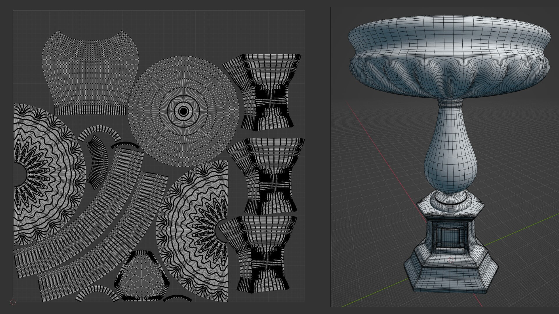 Church Stoup - 3D Model by Blenduffo