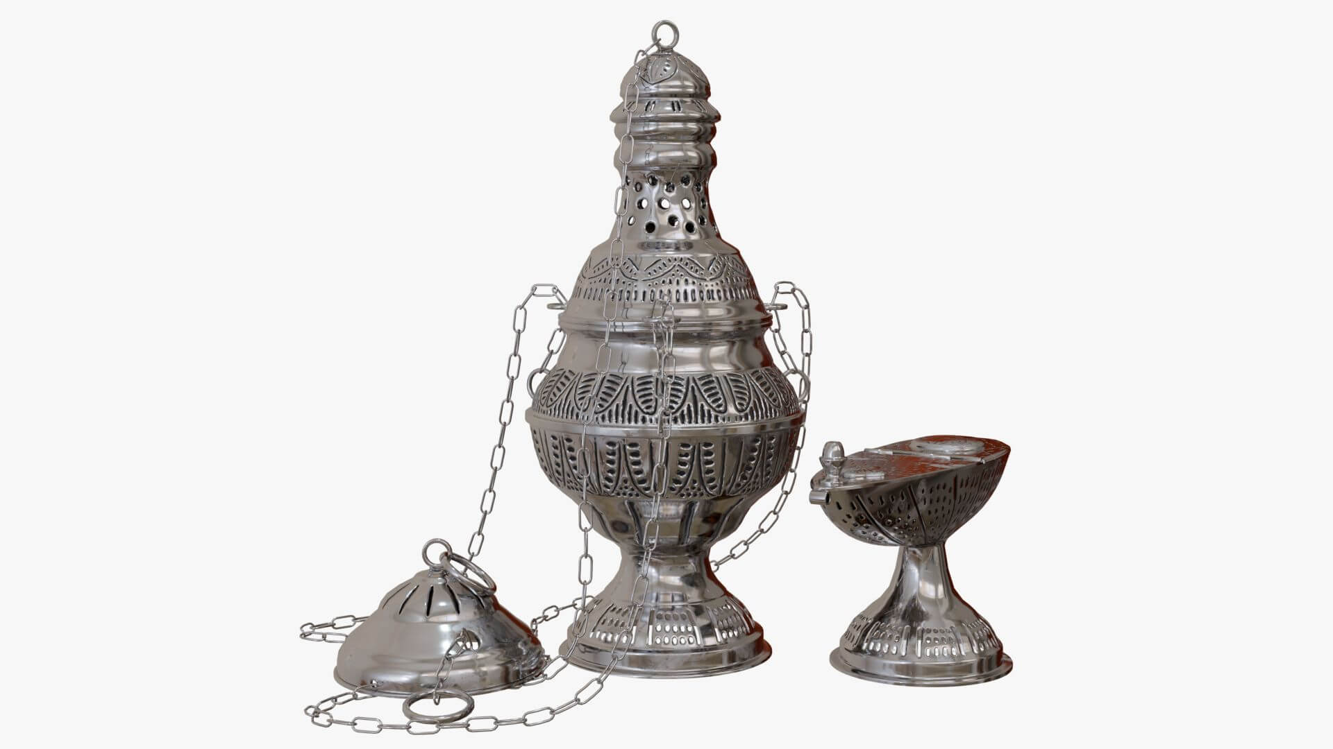 Church Thurible - 3D Model by Blenduffo