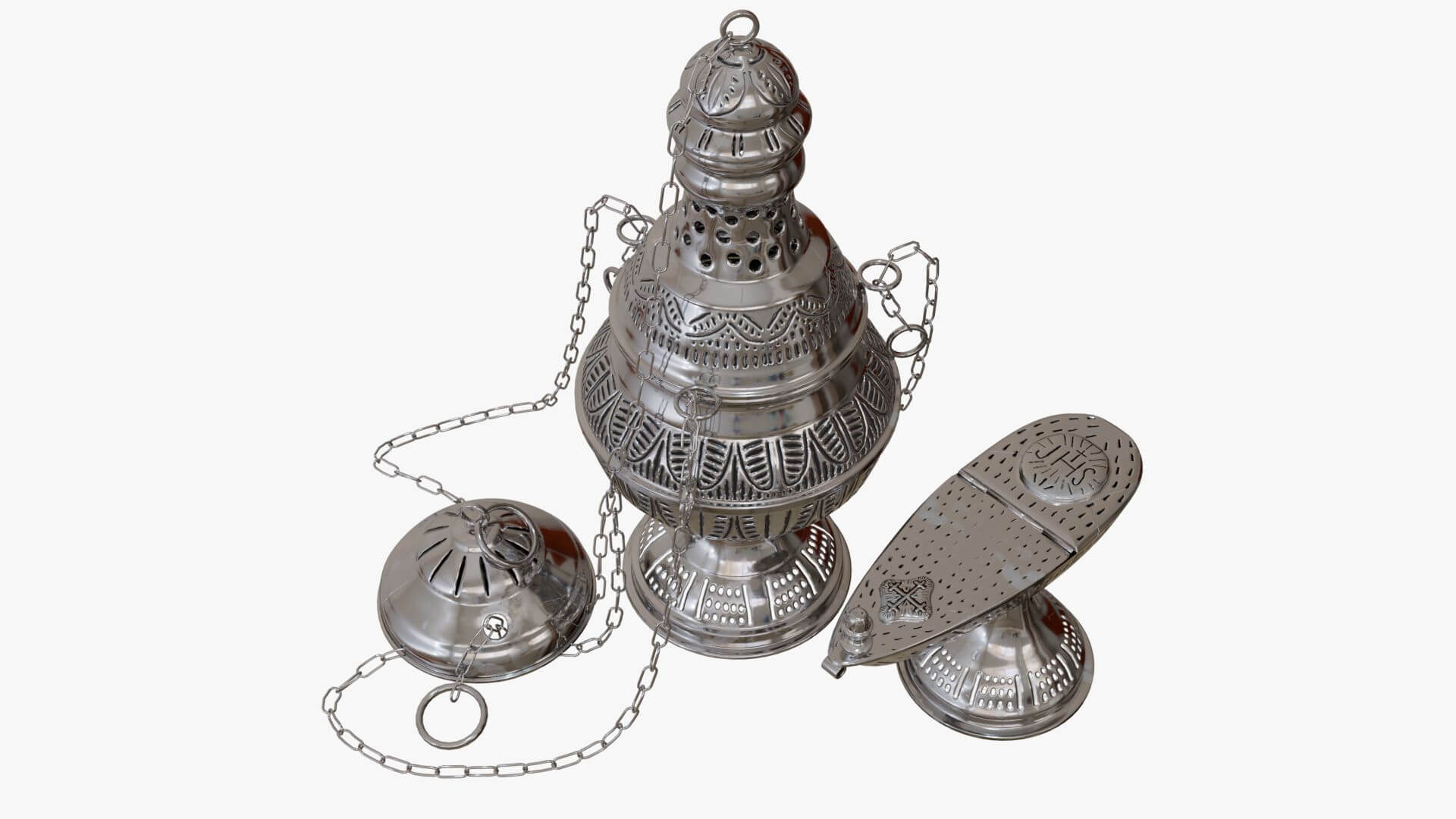 Church Thurible - 3D Model by Blenduffo