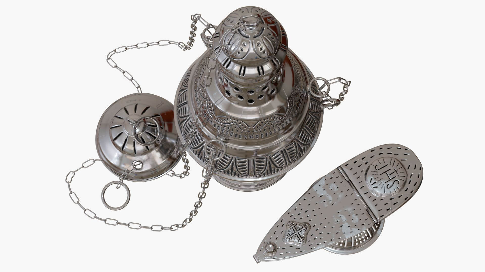 Church Thurible - 3D Model by Blenduffo