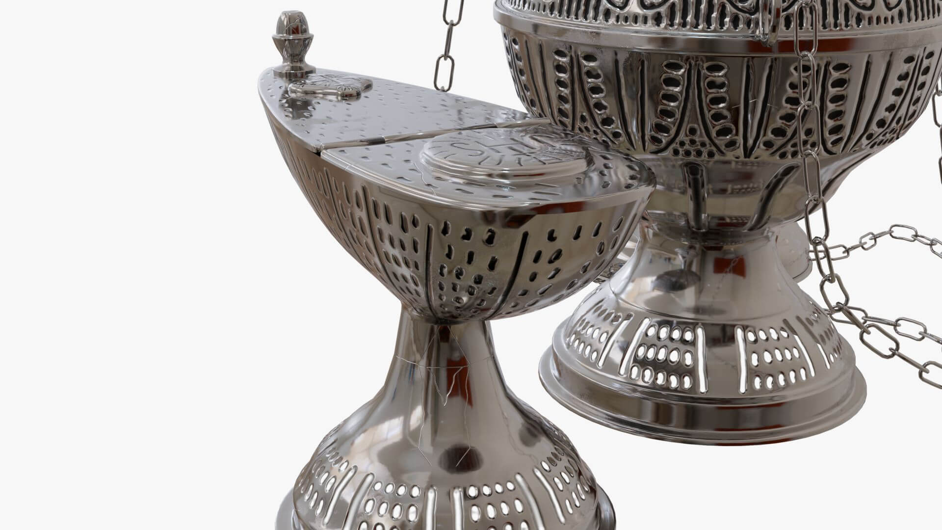 Church Thurible - 3D Model by Blenduffo