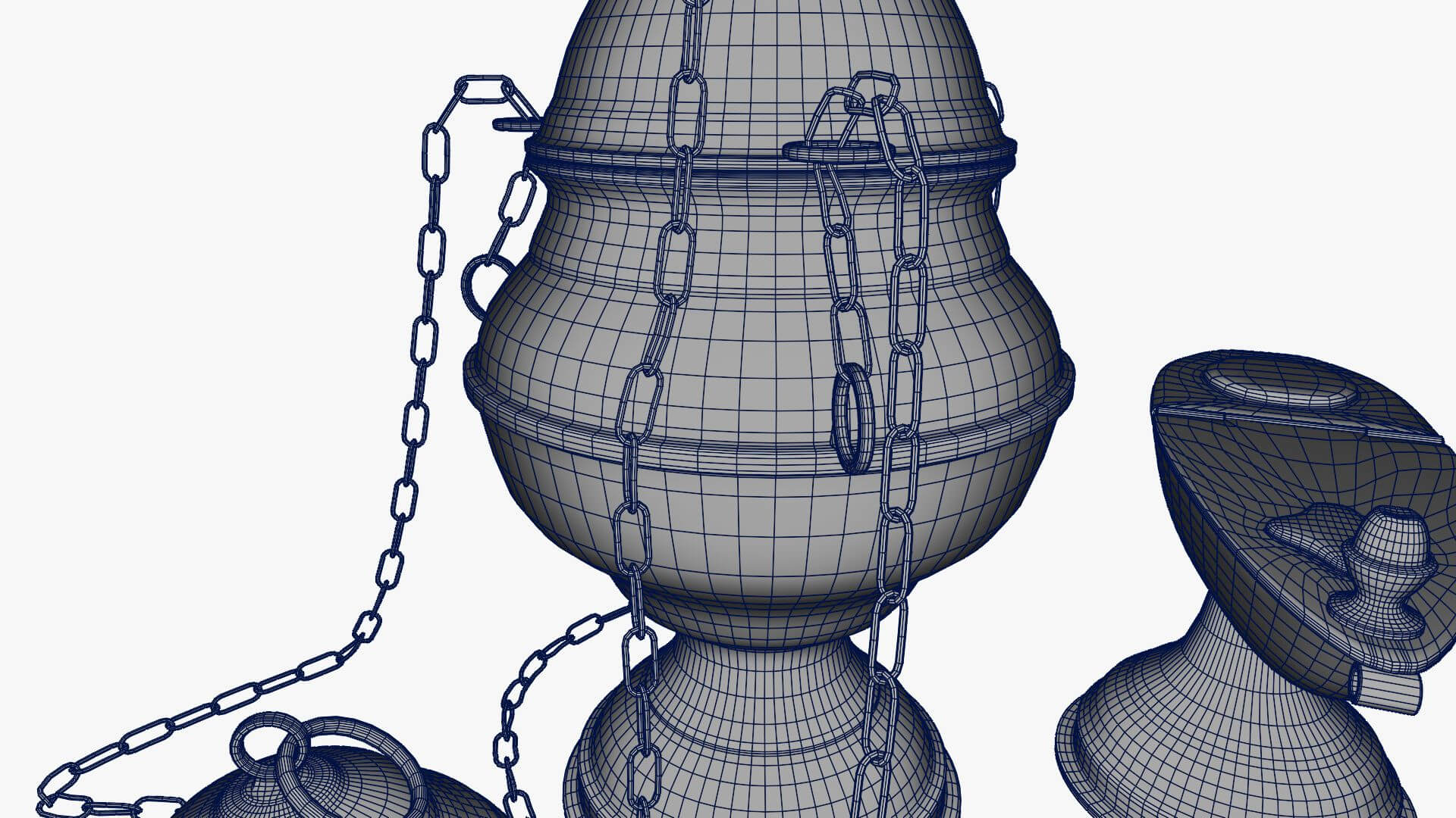 Church Thurible - 3D Model by Blenduffo