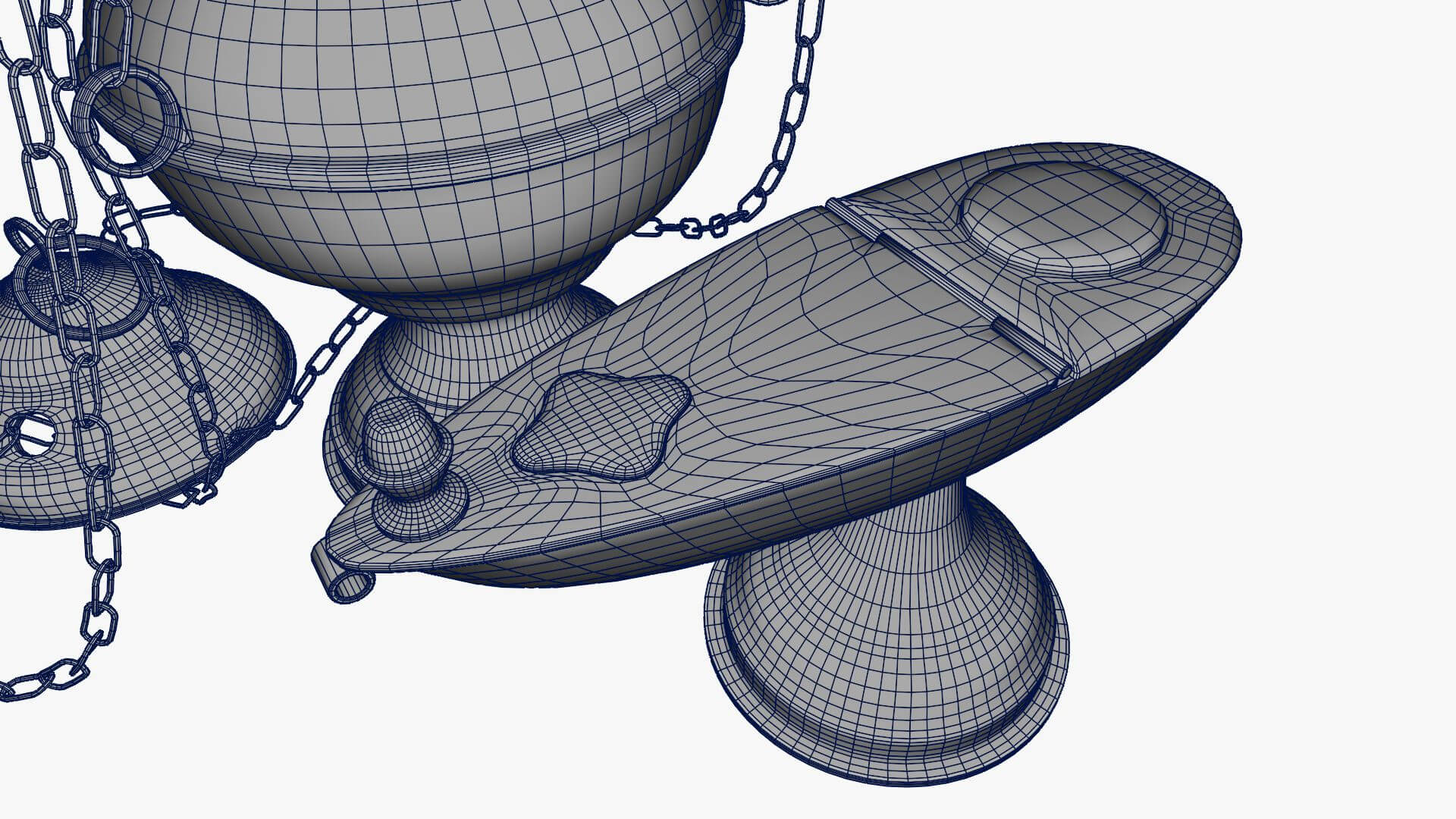 Church Thurible - 3D Model by Blenduffo