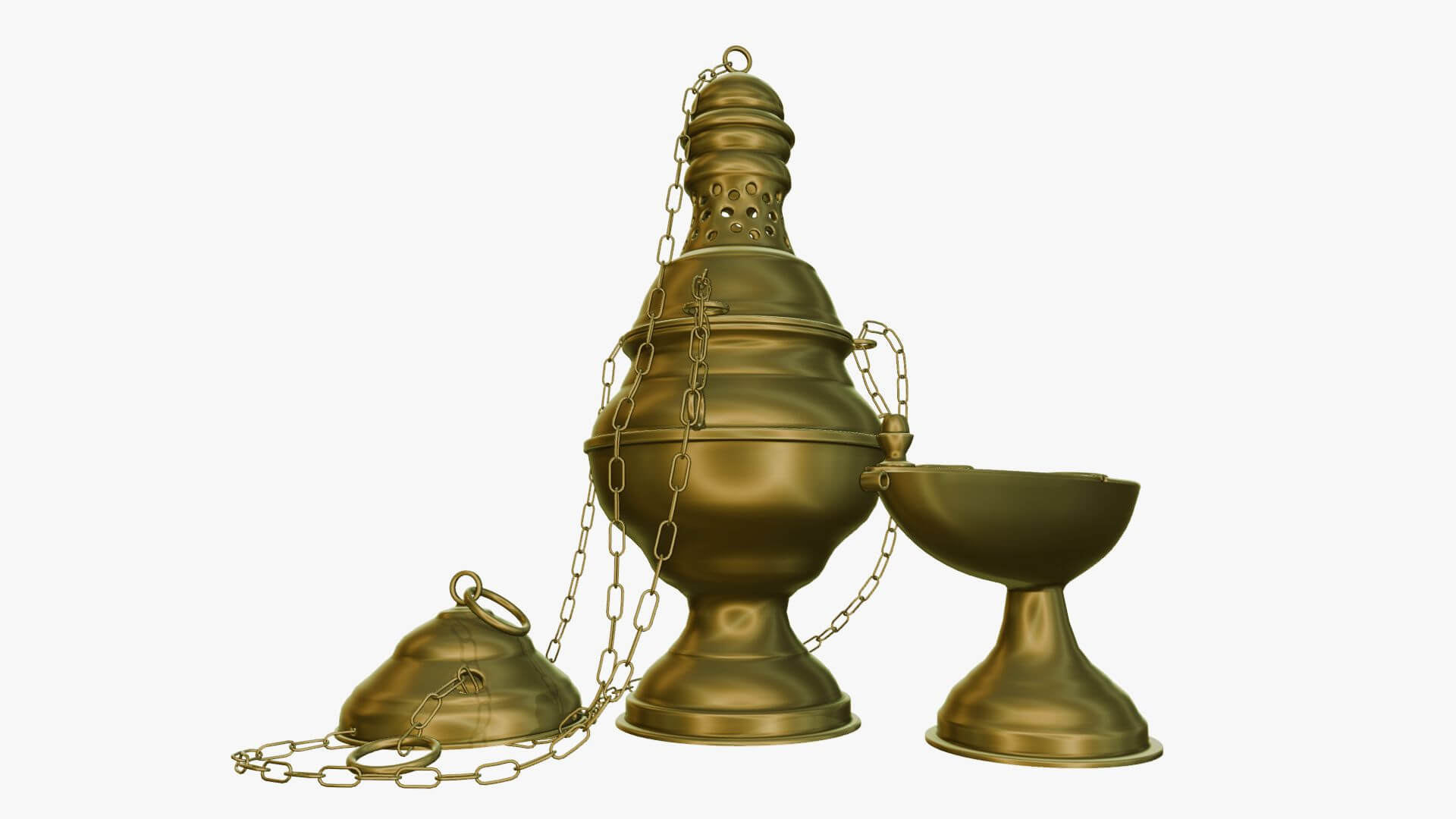 Church Thurible - 3D Model by Blenduffo