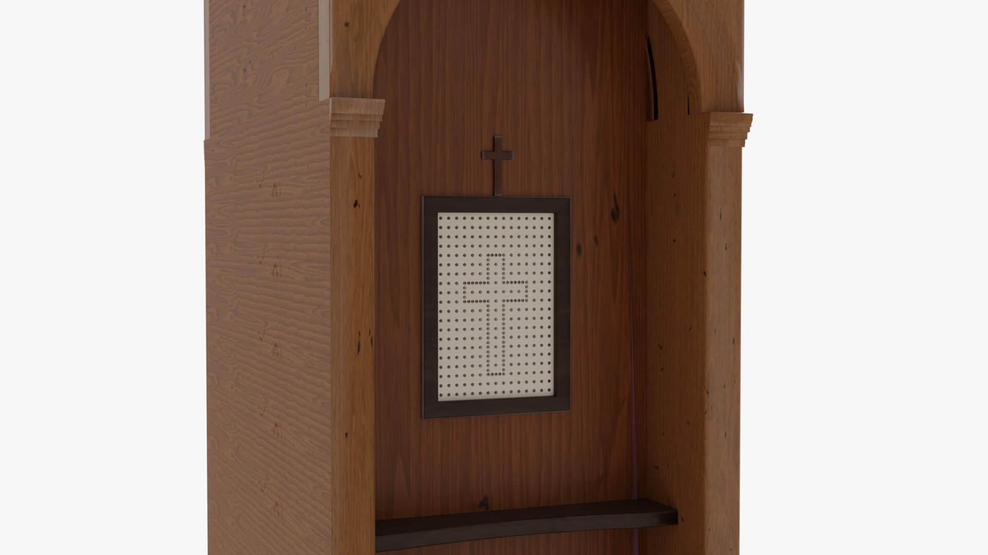 Confessional - 3D Model by Blenduffo