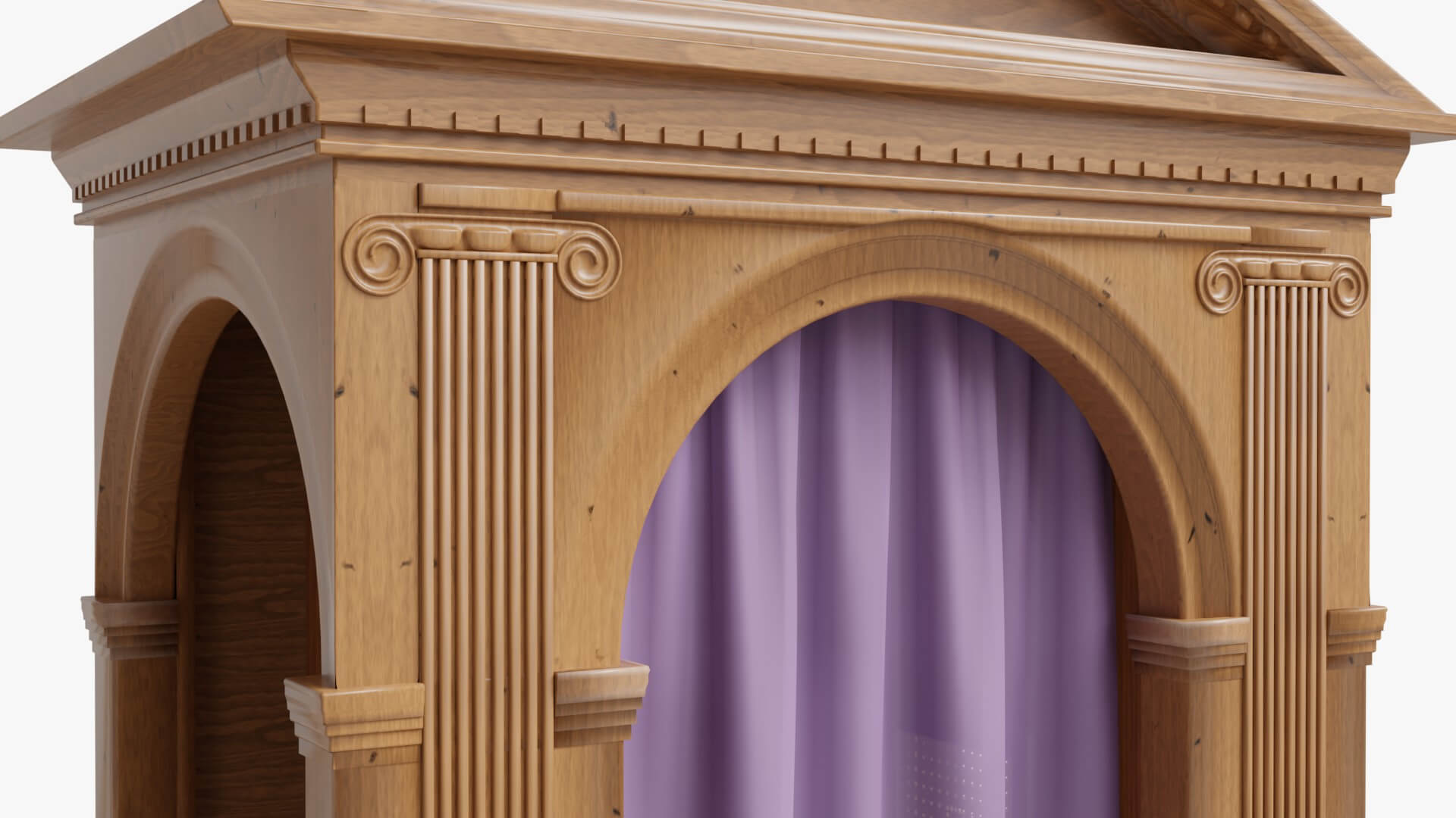 Confessional - 3D Model by Blenduffo