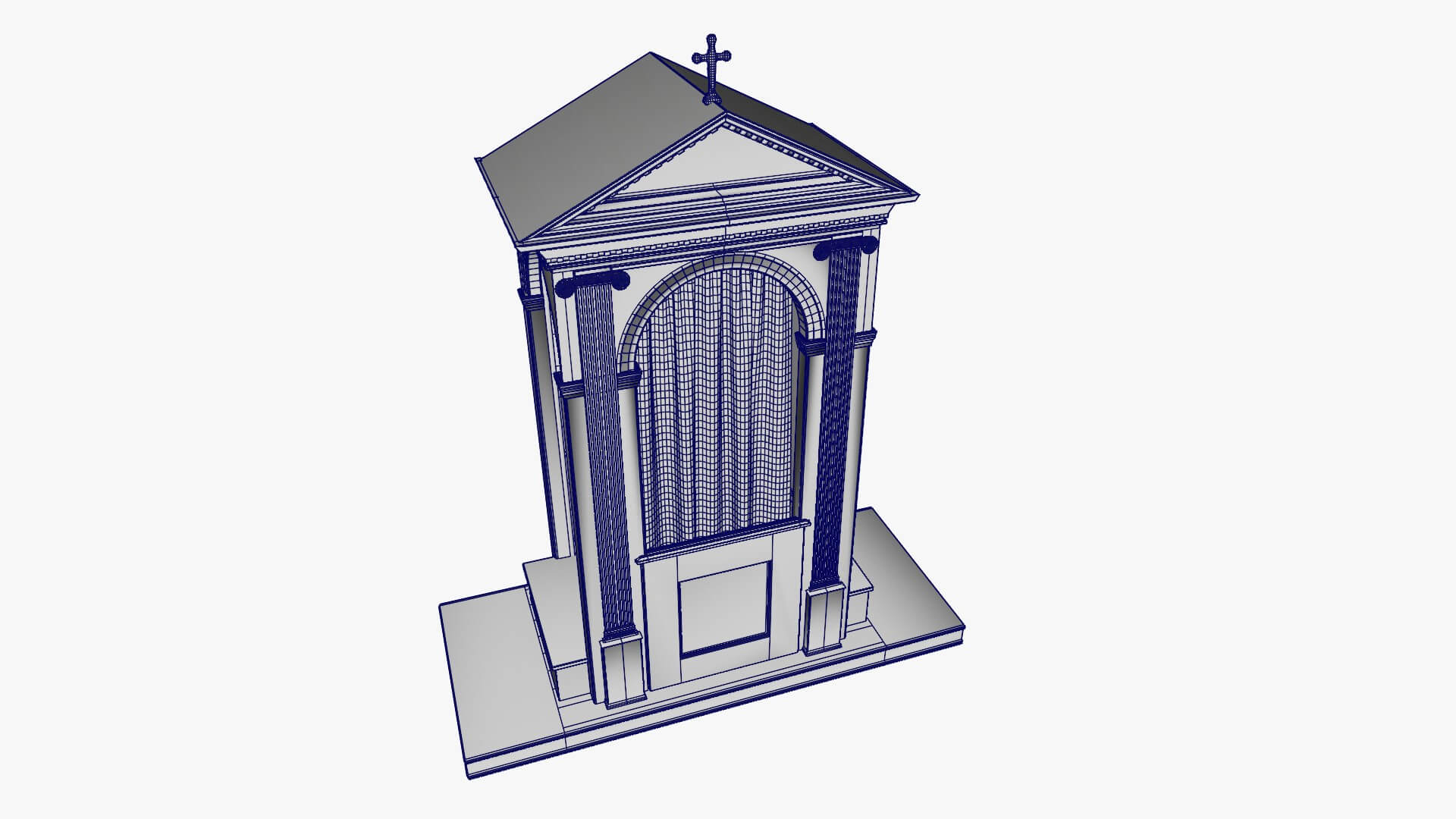 Confessional - 3D Model by Blenduffo