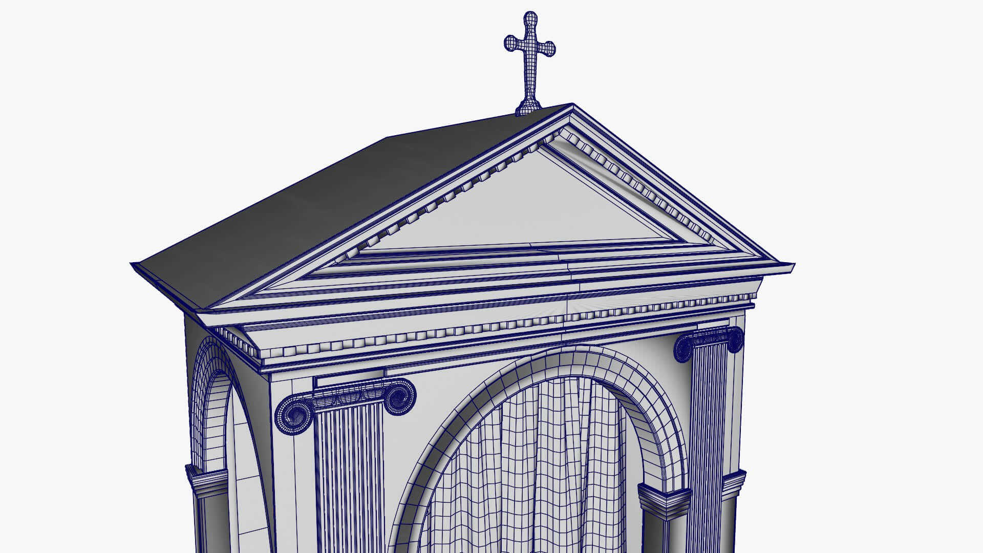 Confessional - 3D Model by Blenduffo