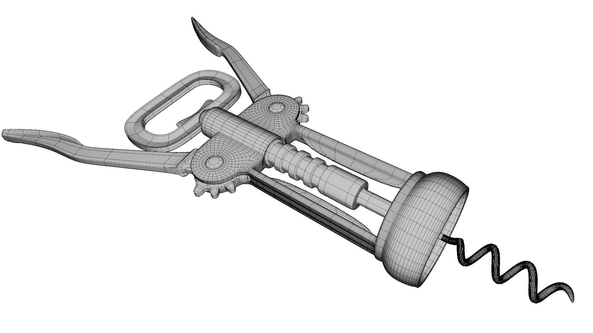 Corkscrew - 3D Model by Blenduffo