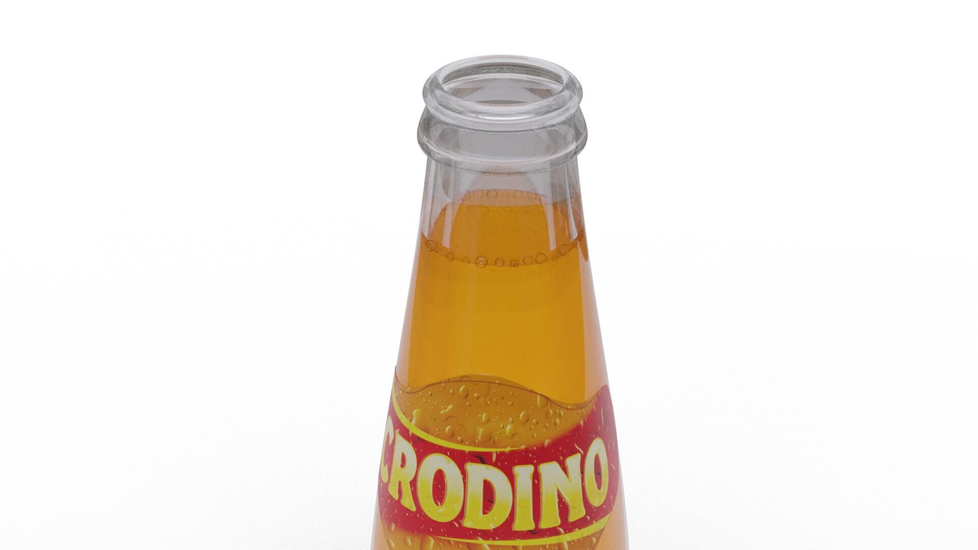 Crodino Aperitif Soda Bottle - 3D Model by Blenduffo