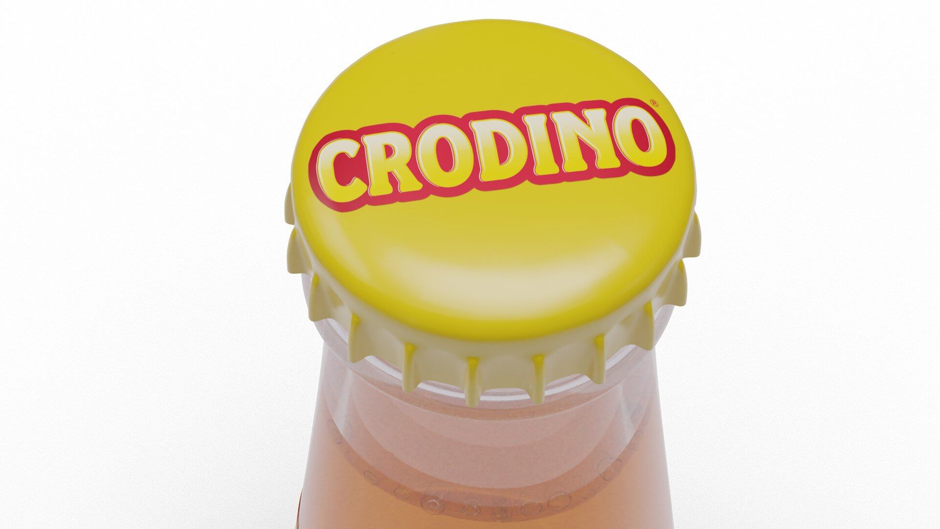 Crodino Aperitif Soda Bottle - 3D Model by Blenduffo