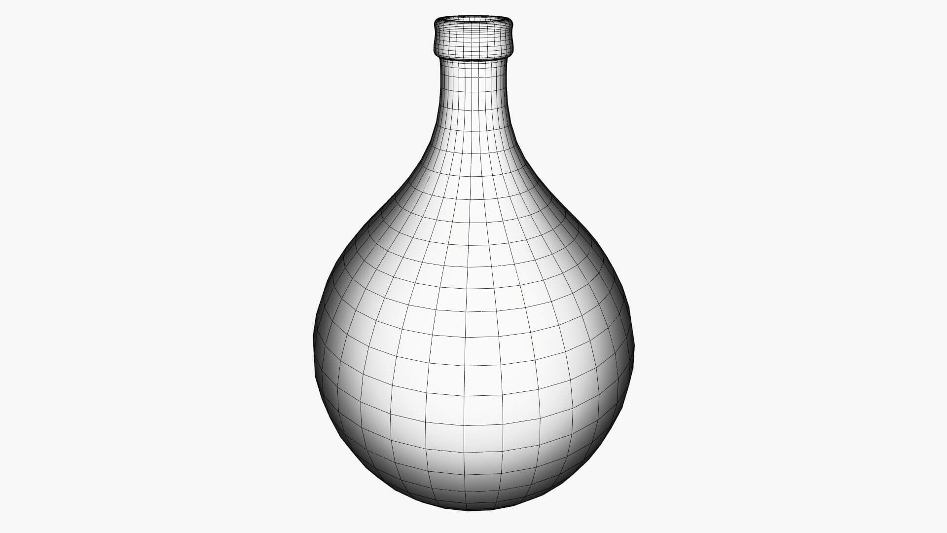 Demijohn - 3D Model by Blenduffo
