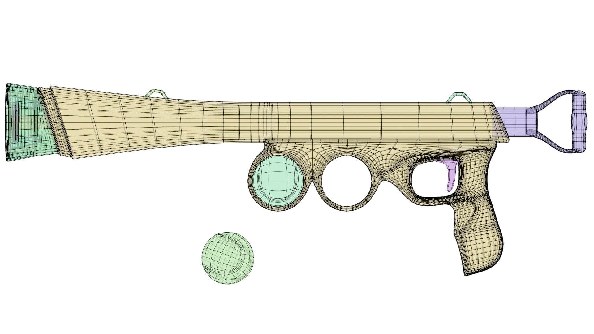 Dog Ball Launcher - 3D Model by Blenduffo