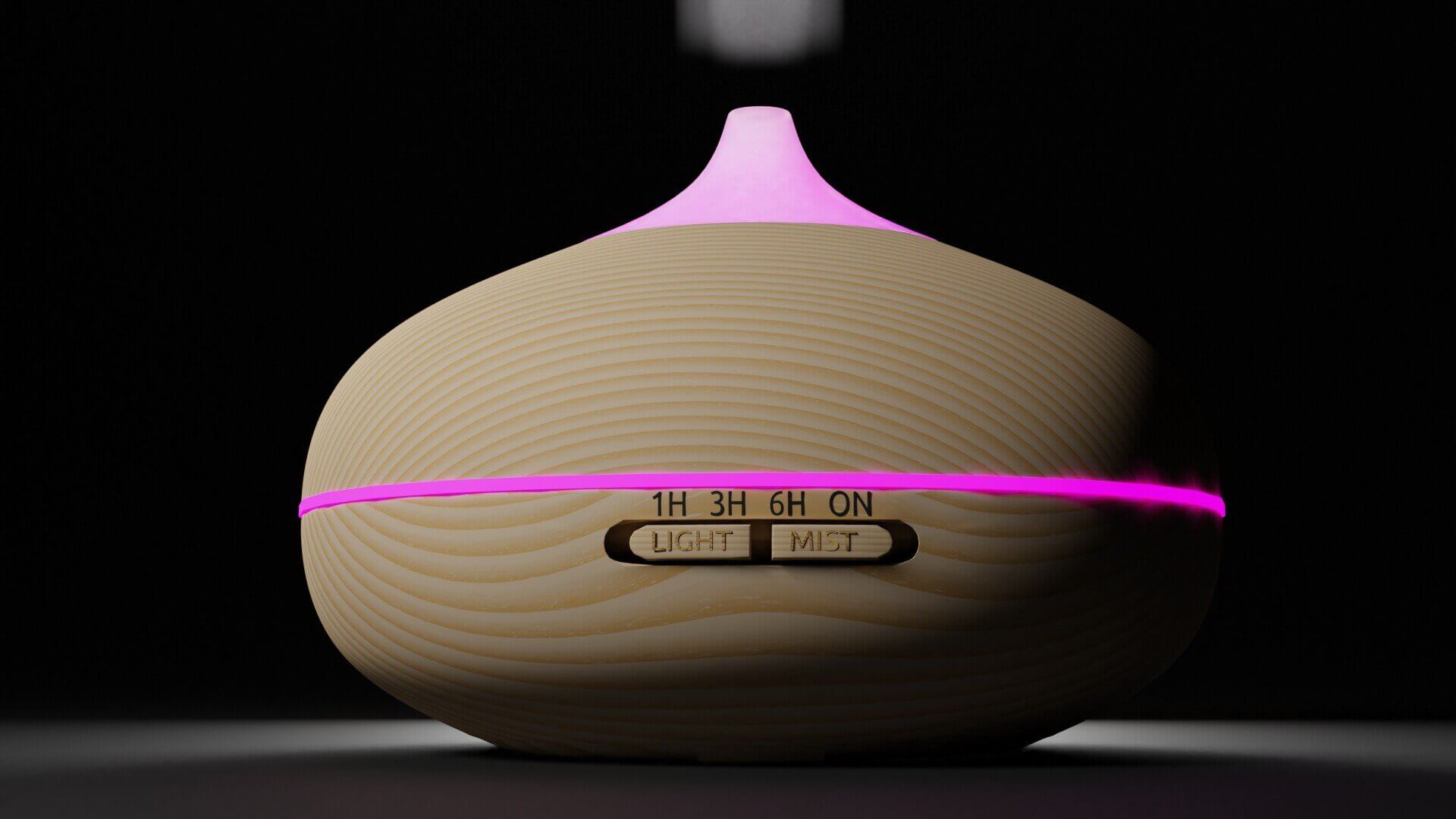 Essential Oil Diffuser - 3D Model by Blenduffo