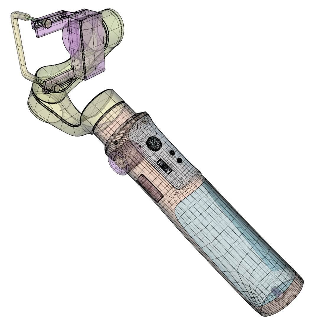 Gimbal - 3D Model by Blenduffo