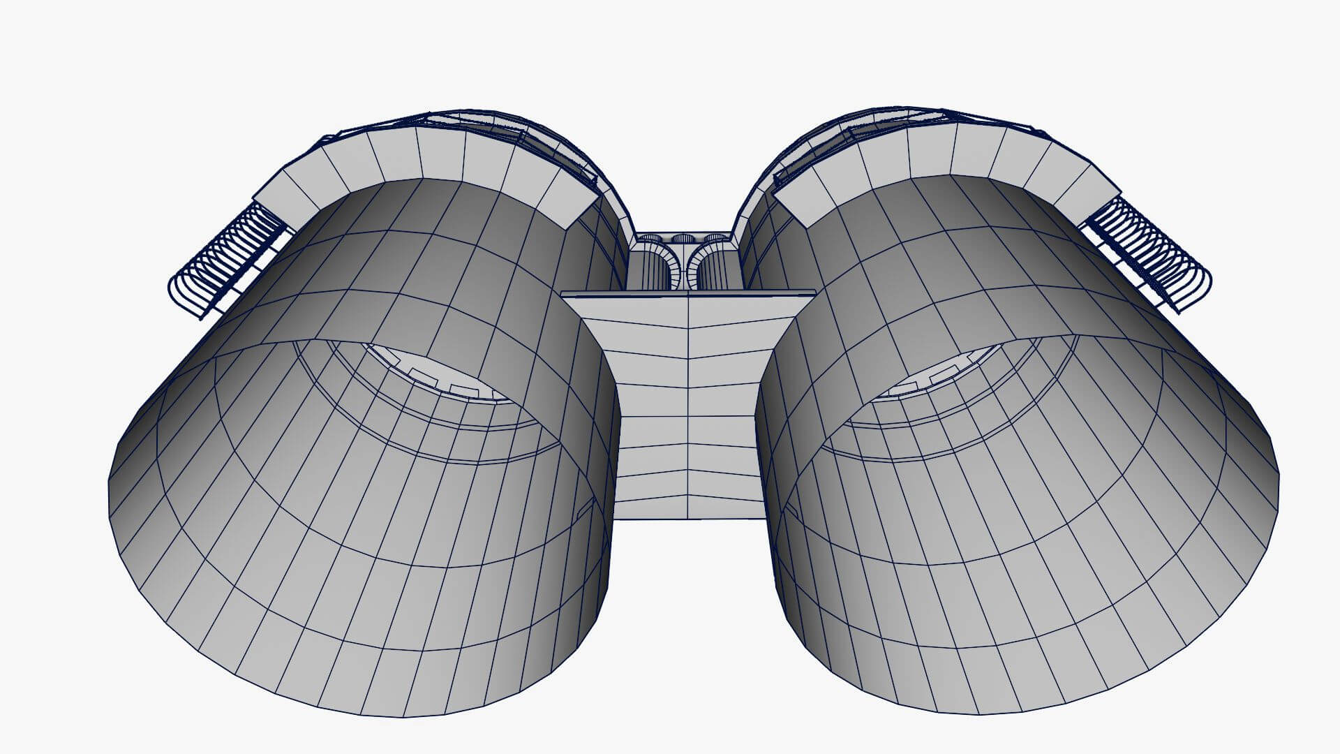 Grain tower Silo - 3D Model by Blenduffo