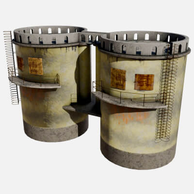 3D Models | Buildings | Silos | RenderHub