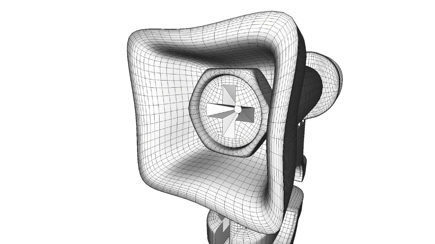 Action Camera Handle Mount - 3D Model by Blenduffo