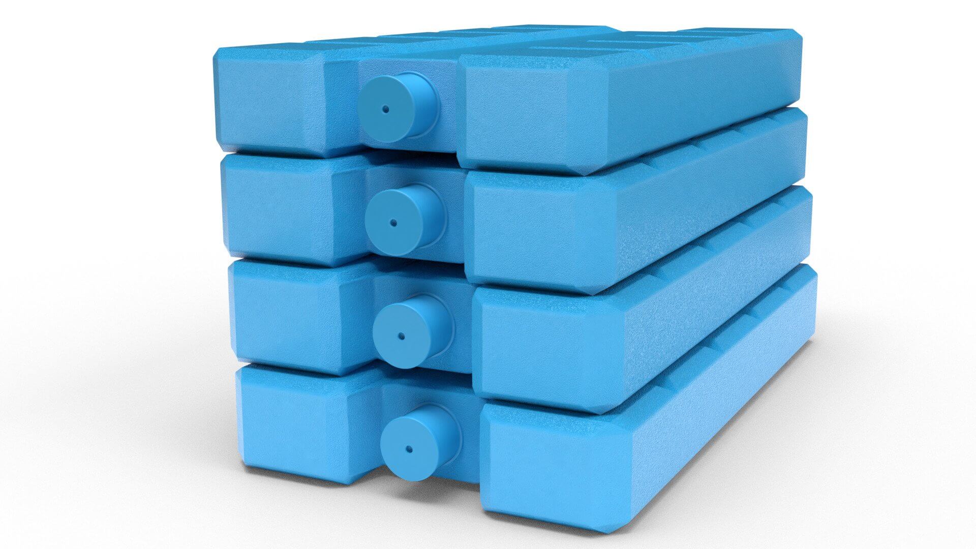 Ice Packs - 3D Model by Blenduffo