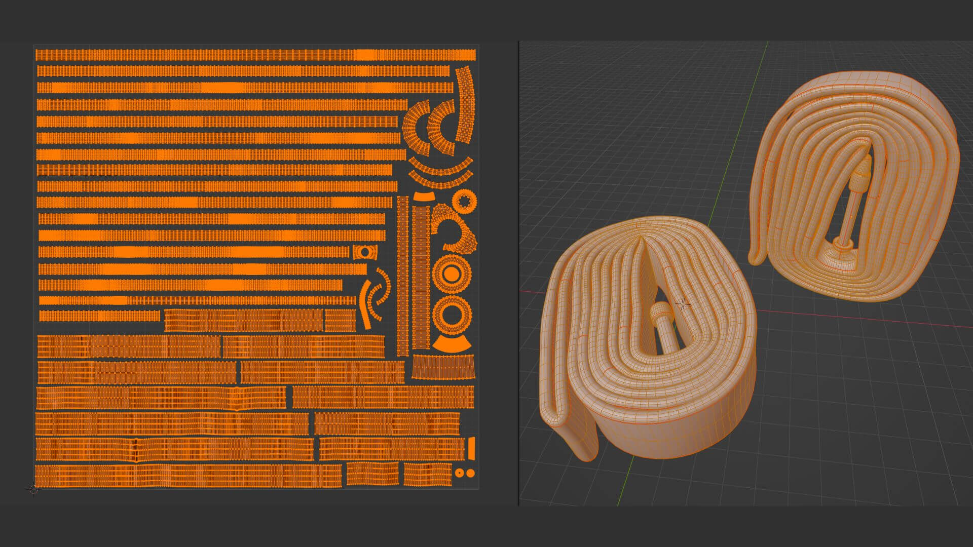 Bicycle Inner Tubes - 3D Model by Blenduffo