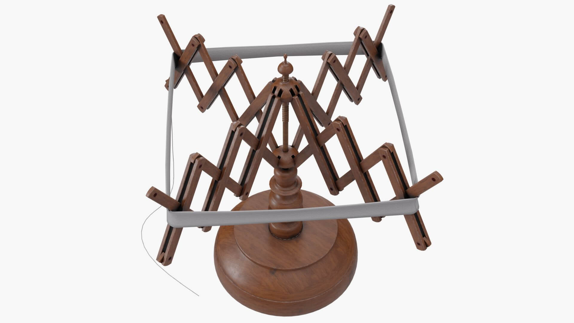 Knitting Yarn Swift - 3D Model by Blenduffo