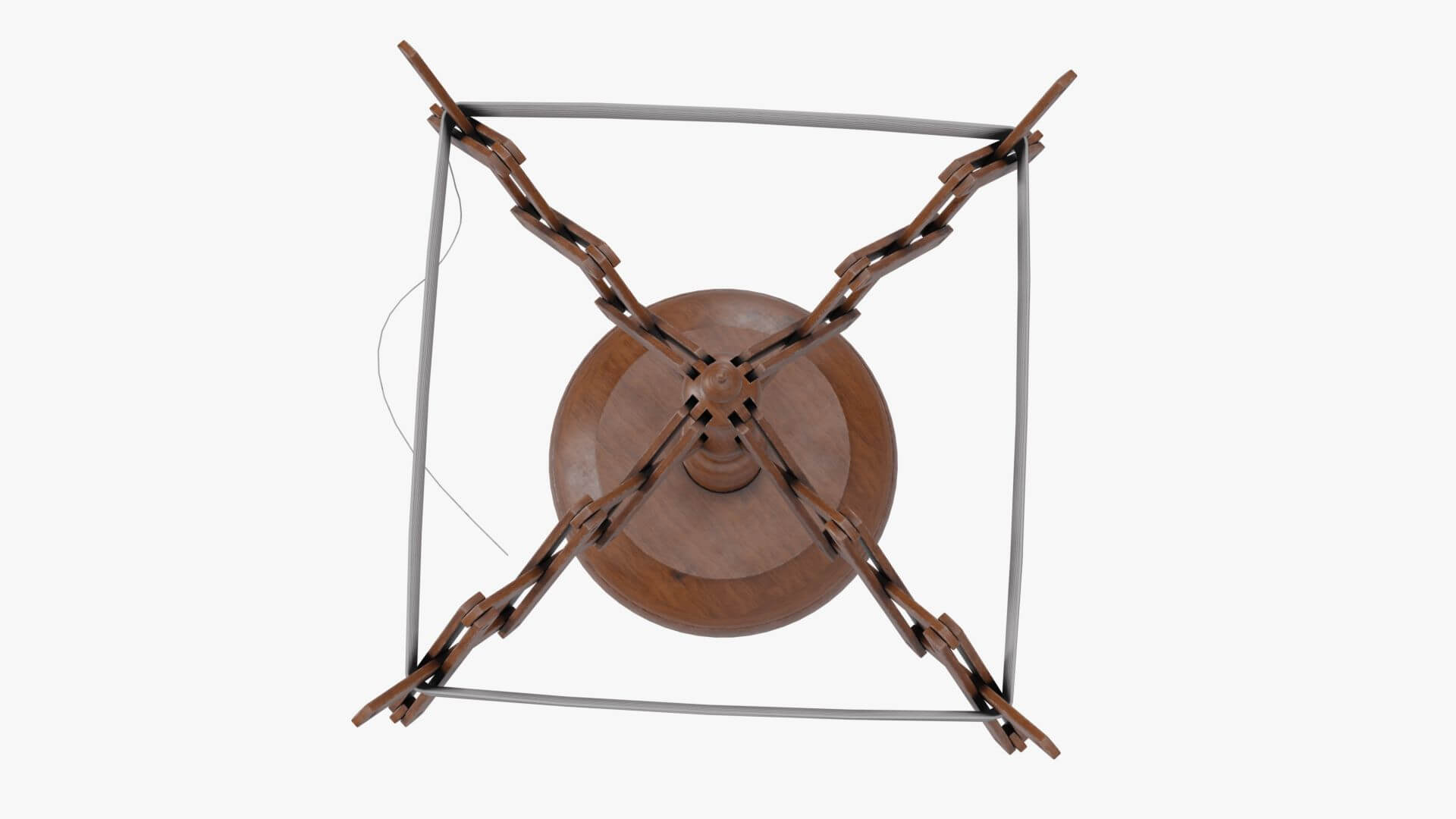 Knitting Yarn Swift - 3D Model by Blenduffo