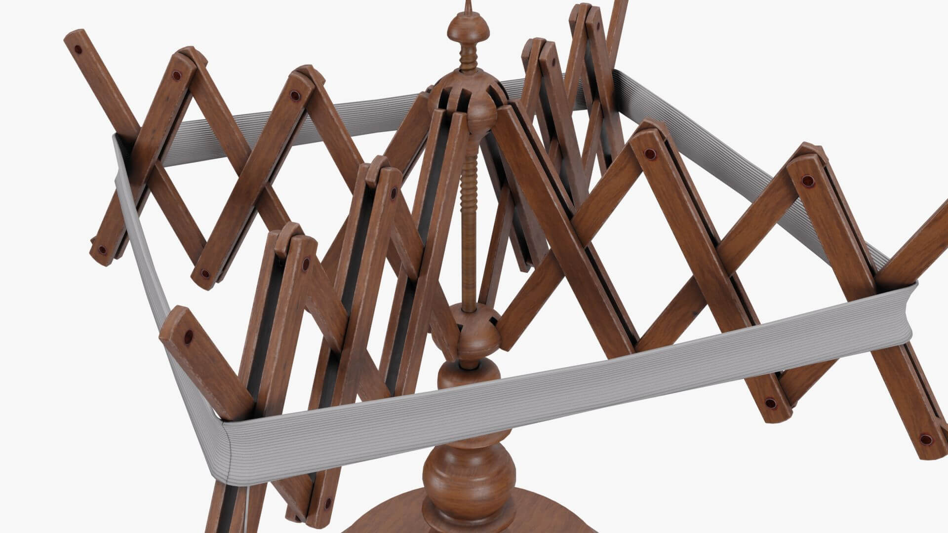 Knitting Yarn Swift - 3D Model by Blenduffo