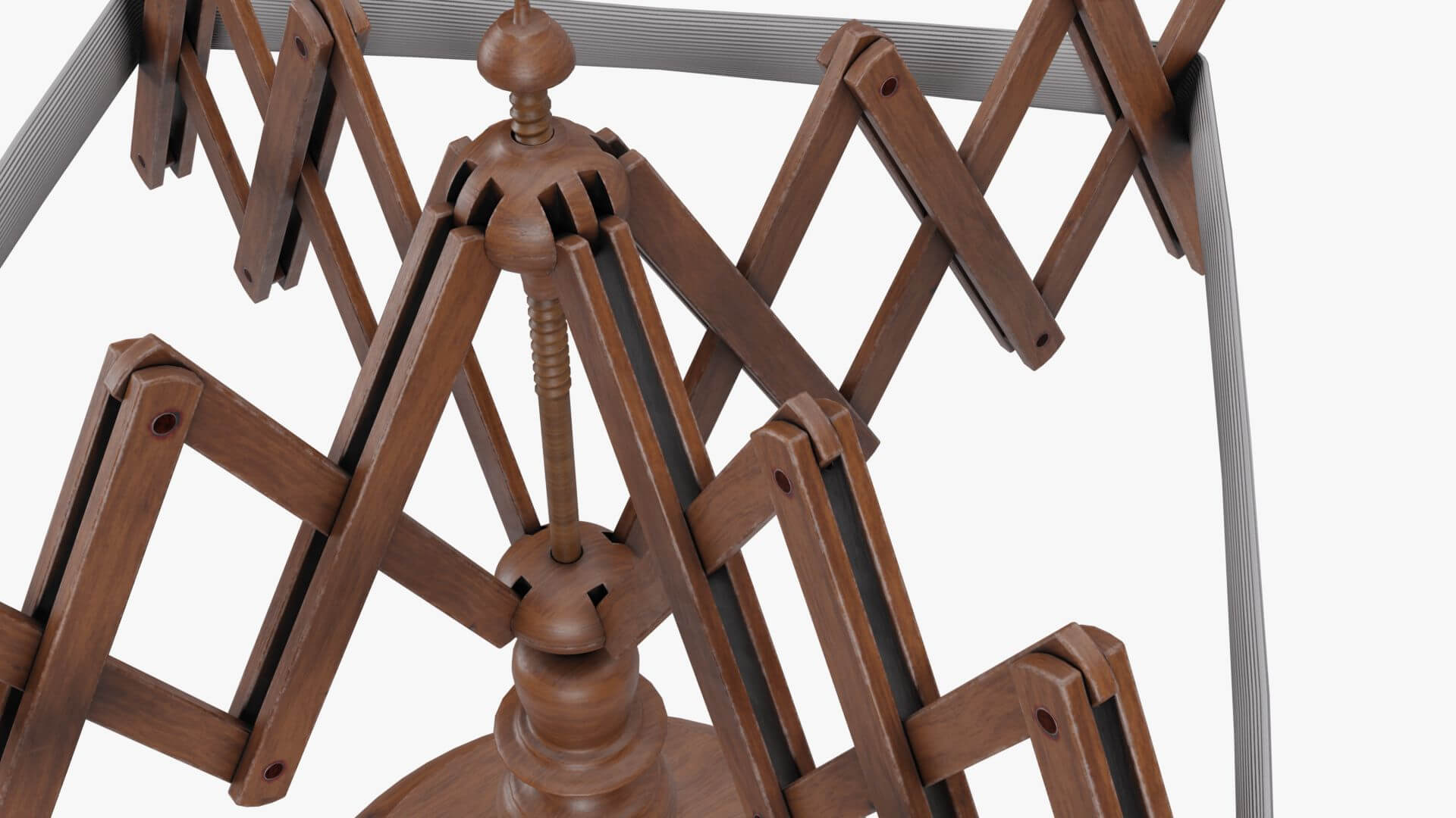 Knitting Yarn Swift - 3D Model by Blenduffo