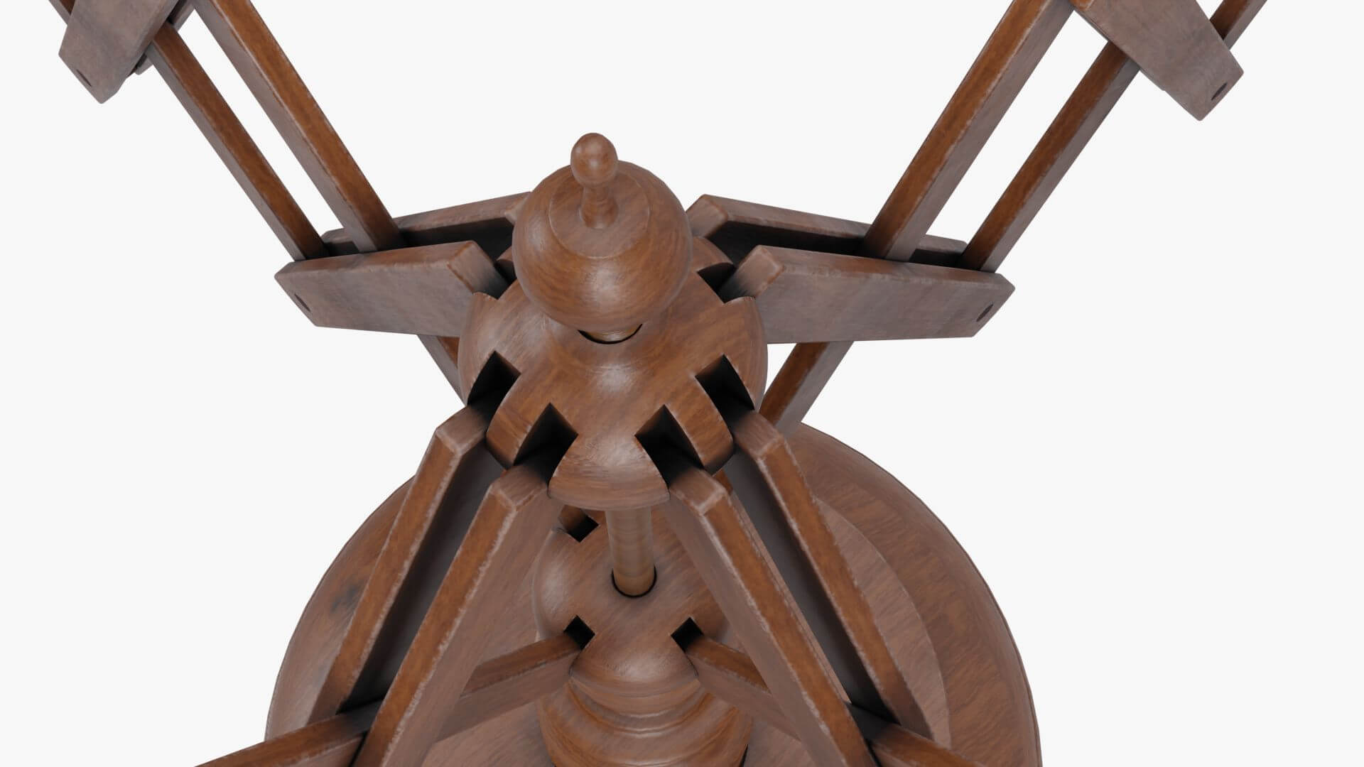 Knitting Yarn Swift - 3D Model by Blenduffo