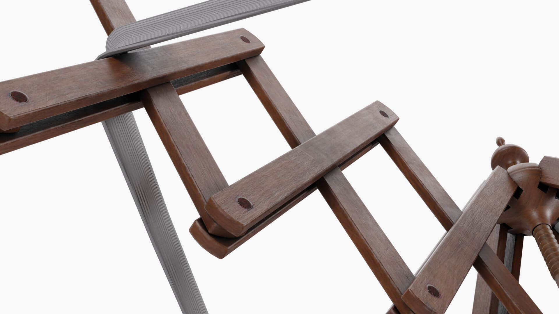 Knitting Yarn Swift - 3D Model by Blenduffo