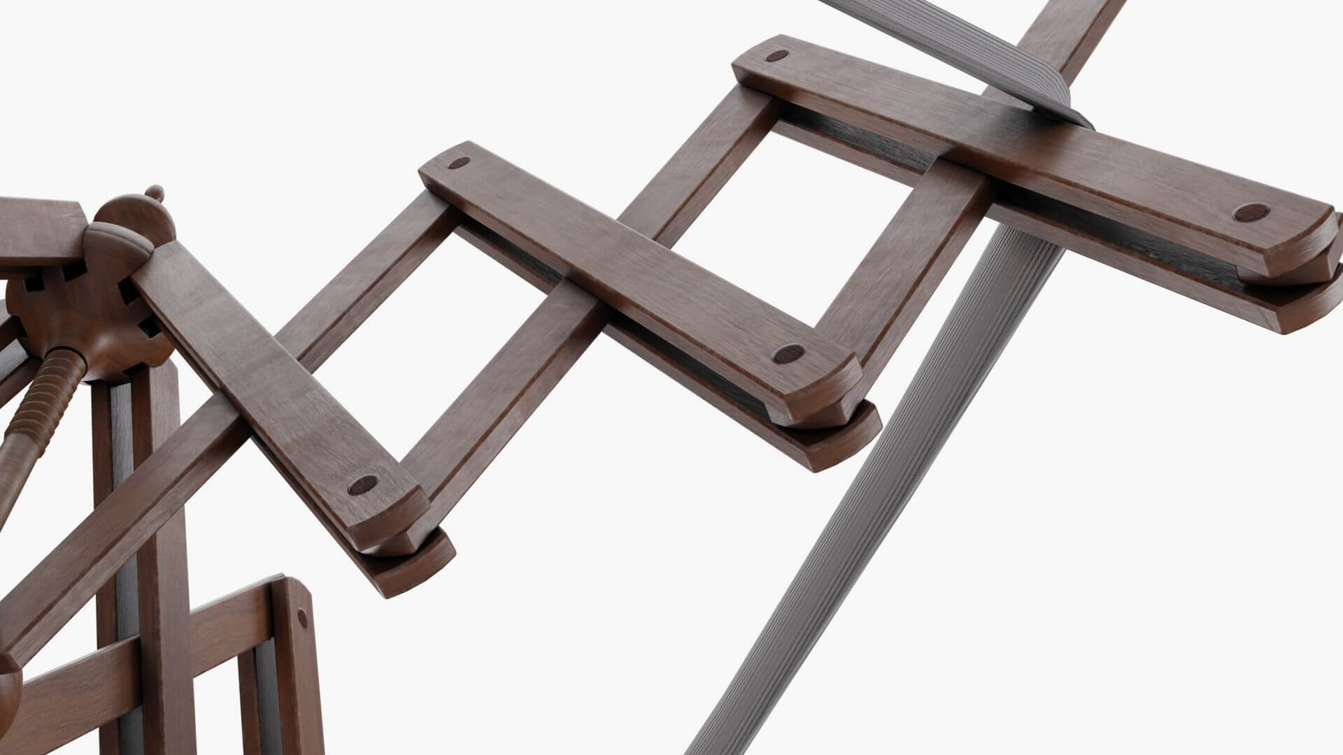 Knitting Yarn Swift - 3D Model by Blenduffo