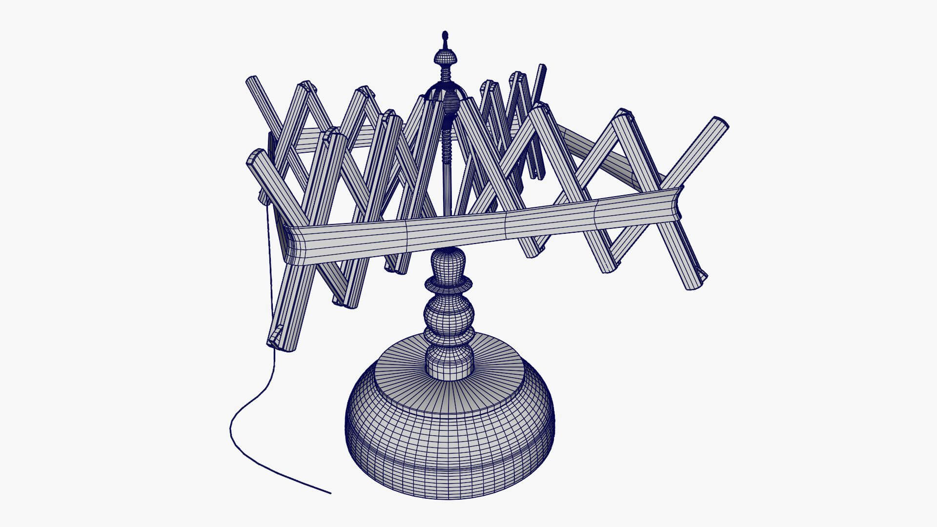 Knitting Yarn Swift - 3D Model by Blenduffo